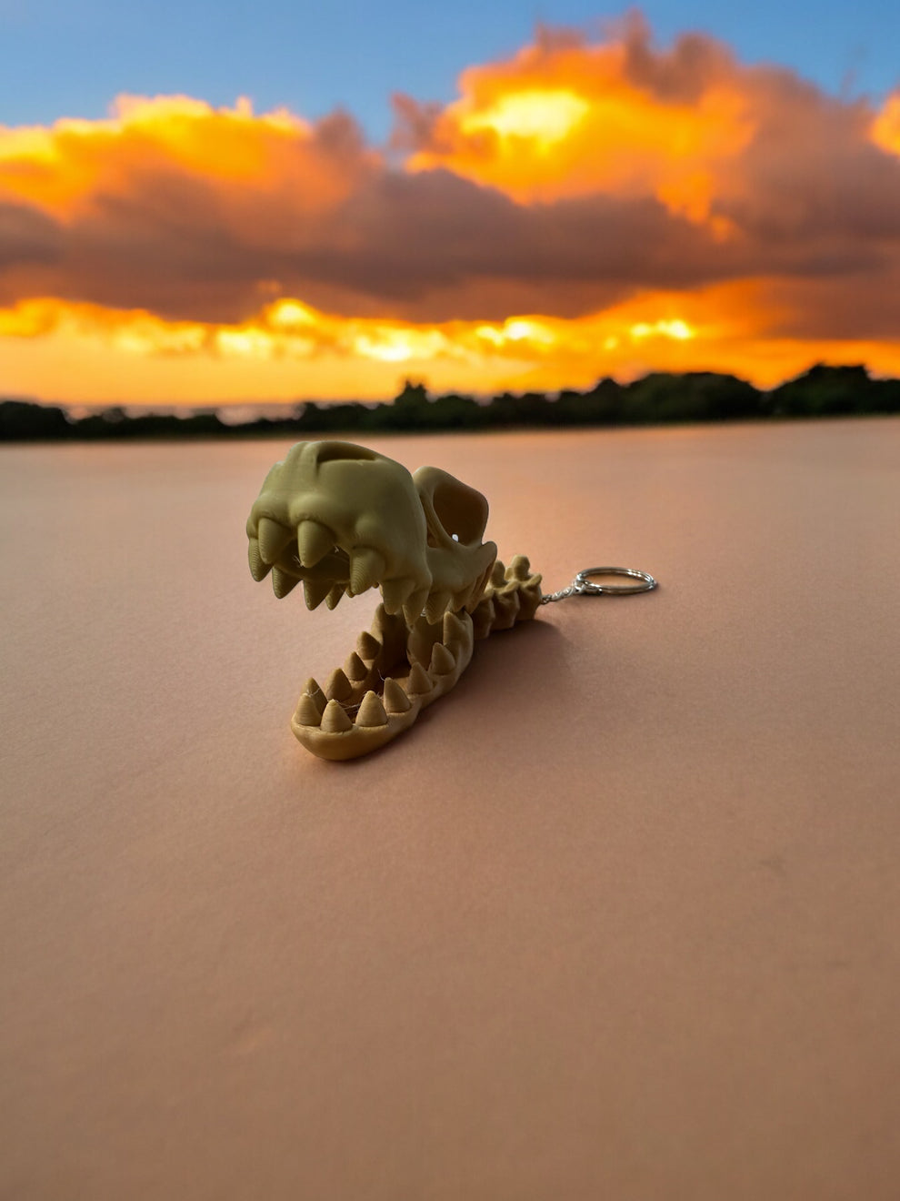 Skeleton T-Rex Keychain – Surf Coast Printables