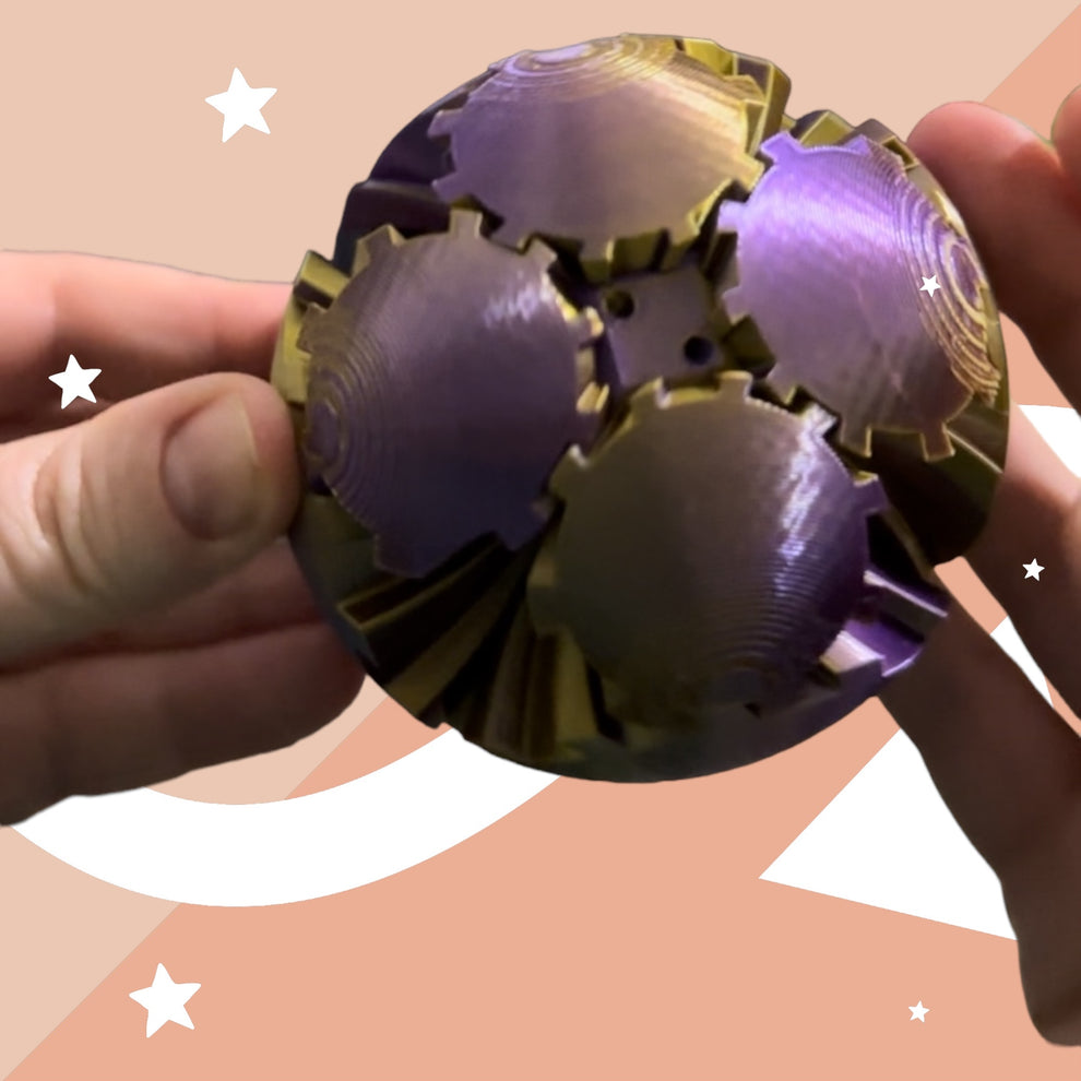 Fidget Gear Ball – Surf Coast Printables